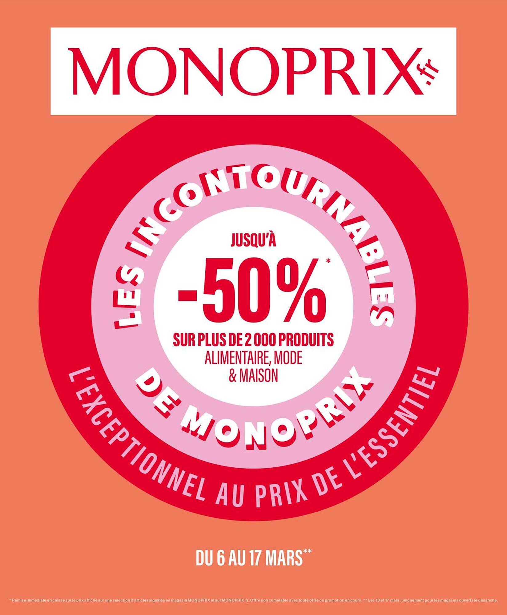 Catalogue Monoprix en ligne du 06 au 17 mars 2024