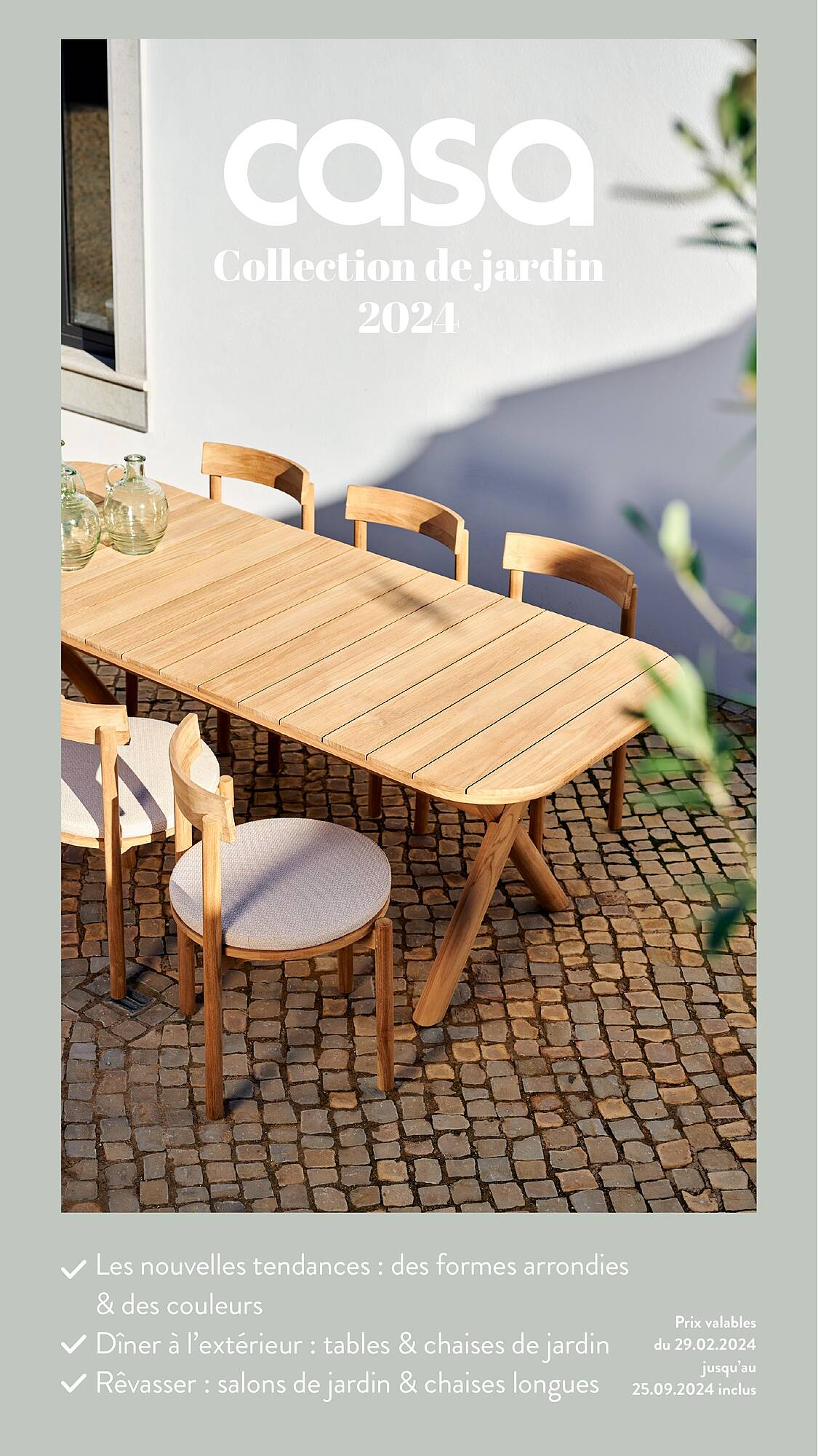Catalogue Casa en ligne du 29 février au 25 septembre 2024