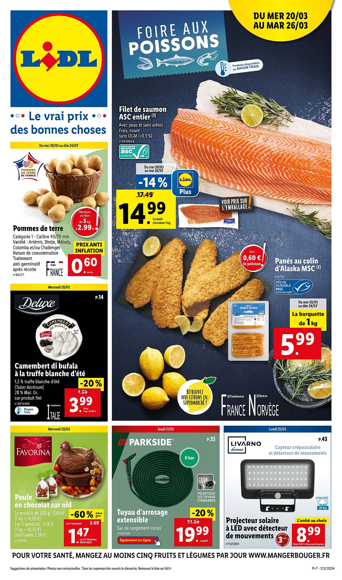 Catalogue Lidl en ligne du 20 au 26 mars 2024
