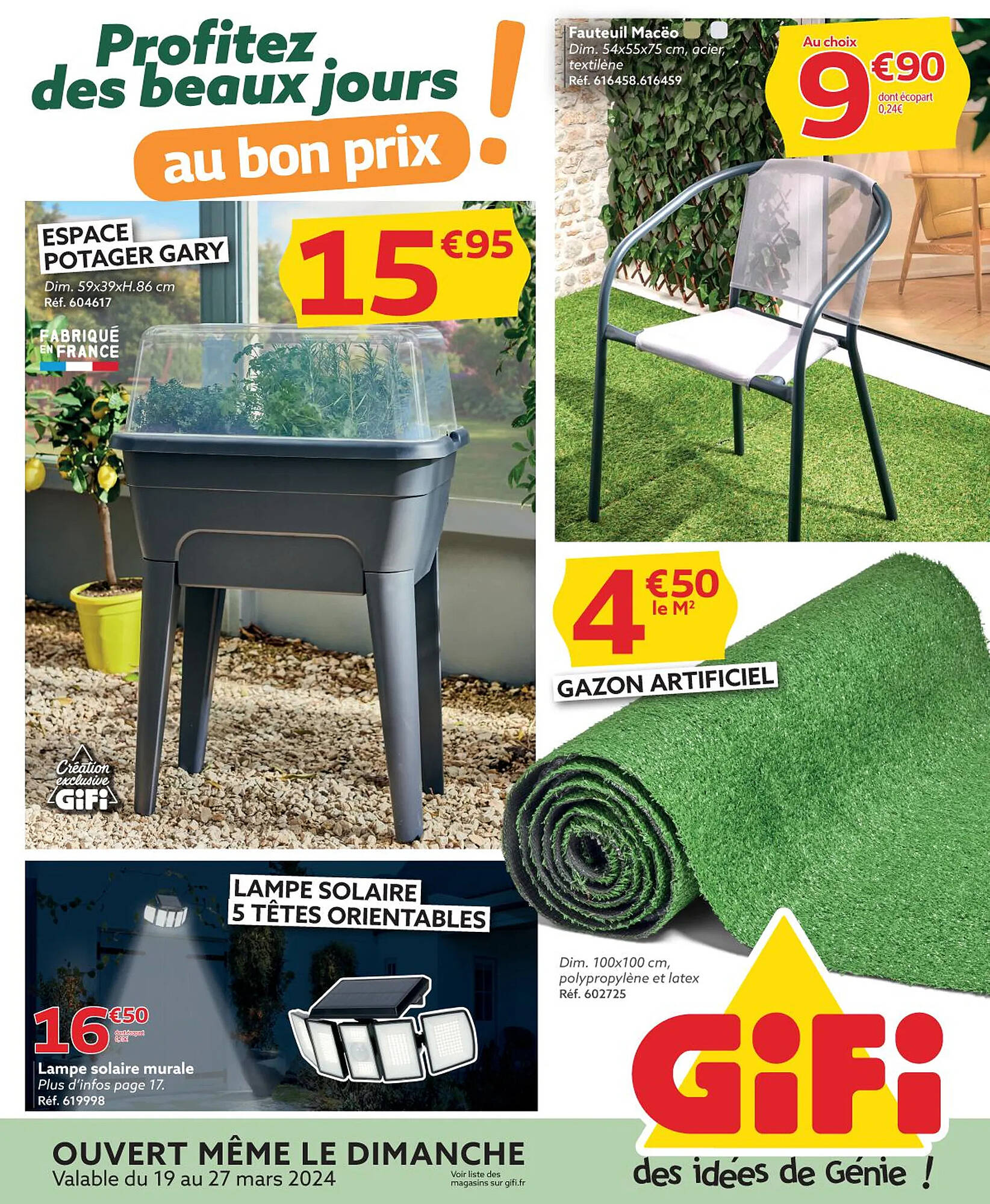 Catalogue Gifi en ligne du 19 au 31 mars 2024