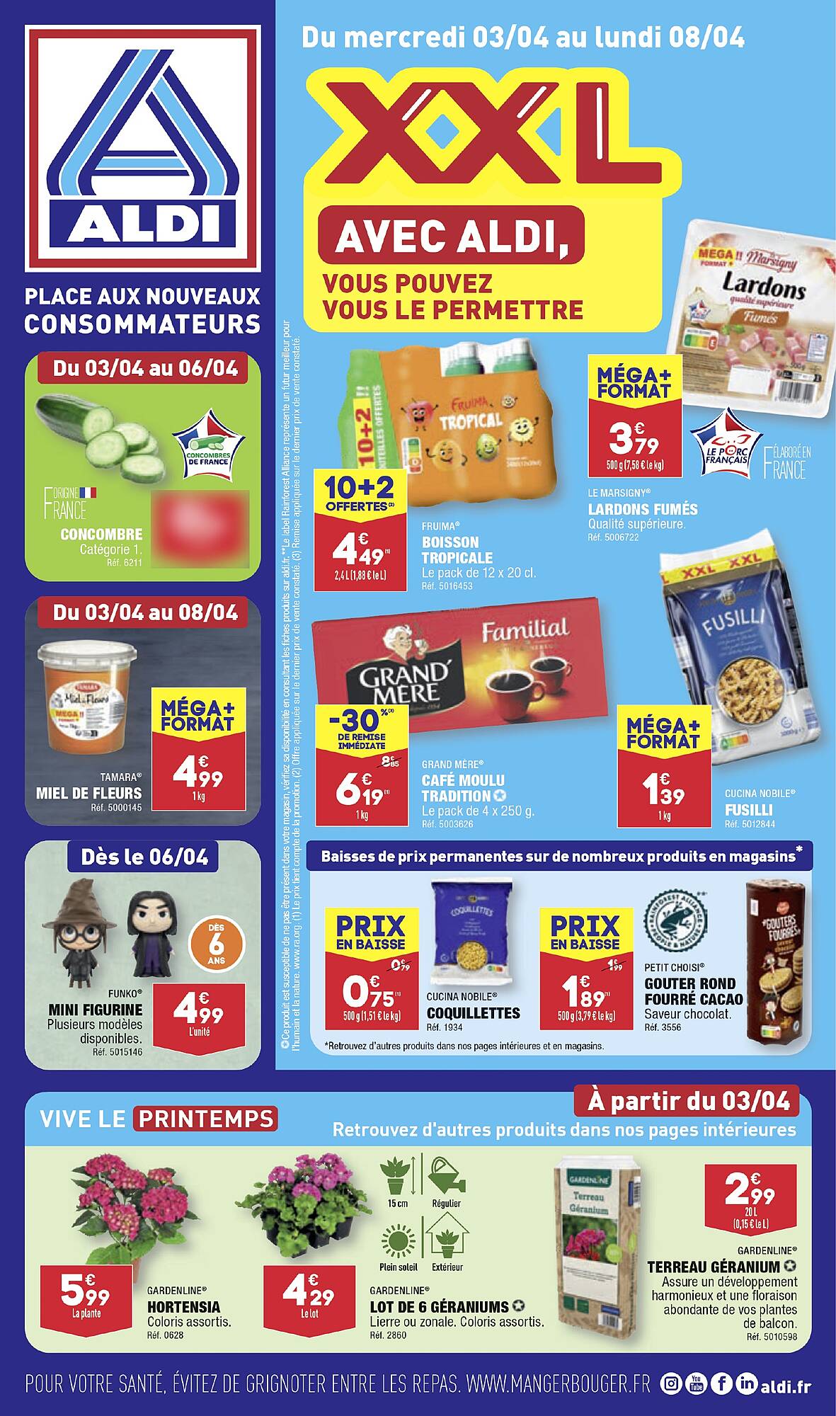 Catalogue Aldi en ligne du 03 au 08 avril 2024