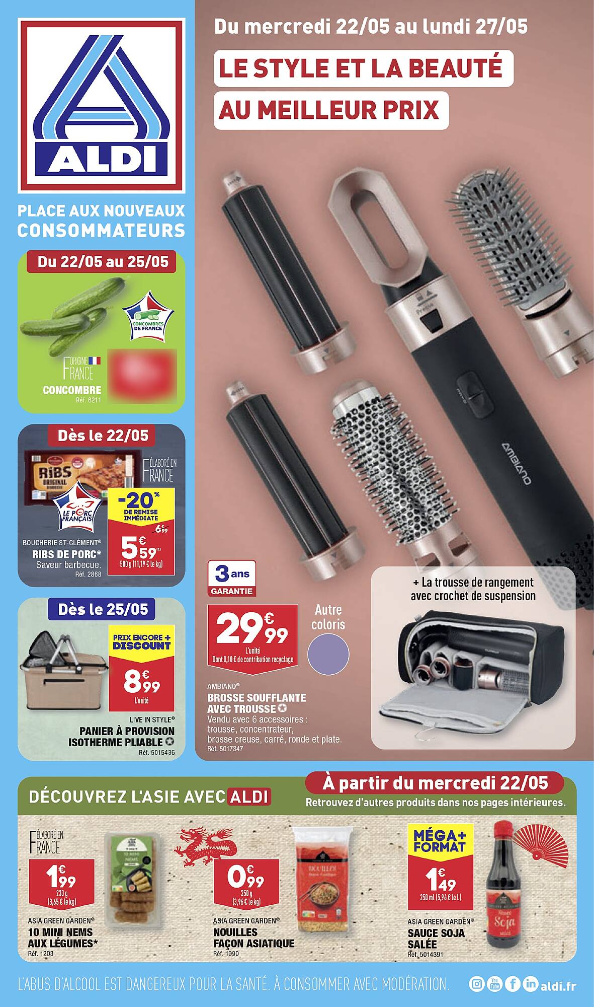 Catalogue Aldi en ligne du 22 au 27 Mai 2024