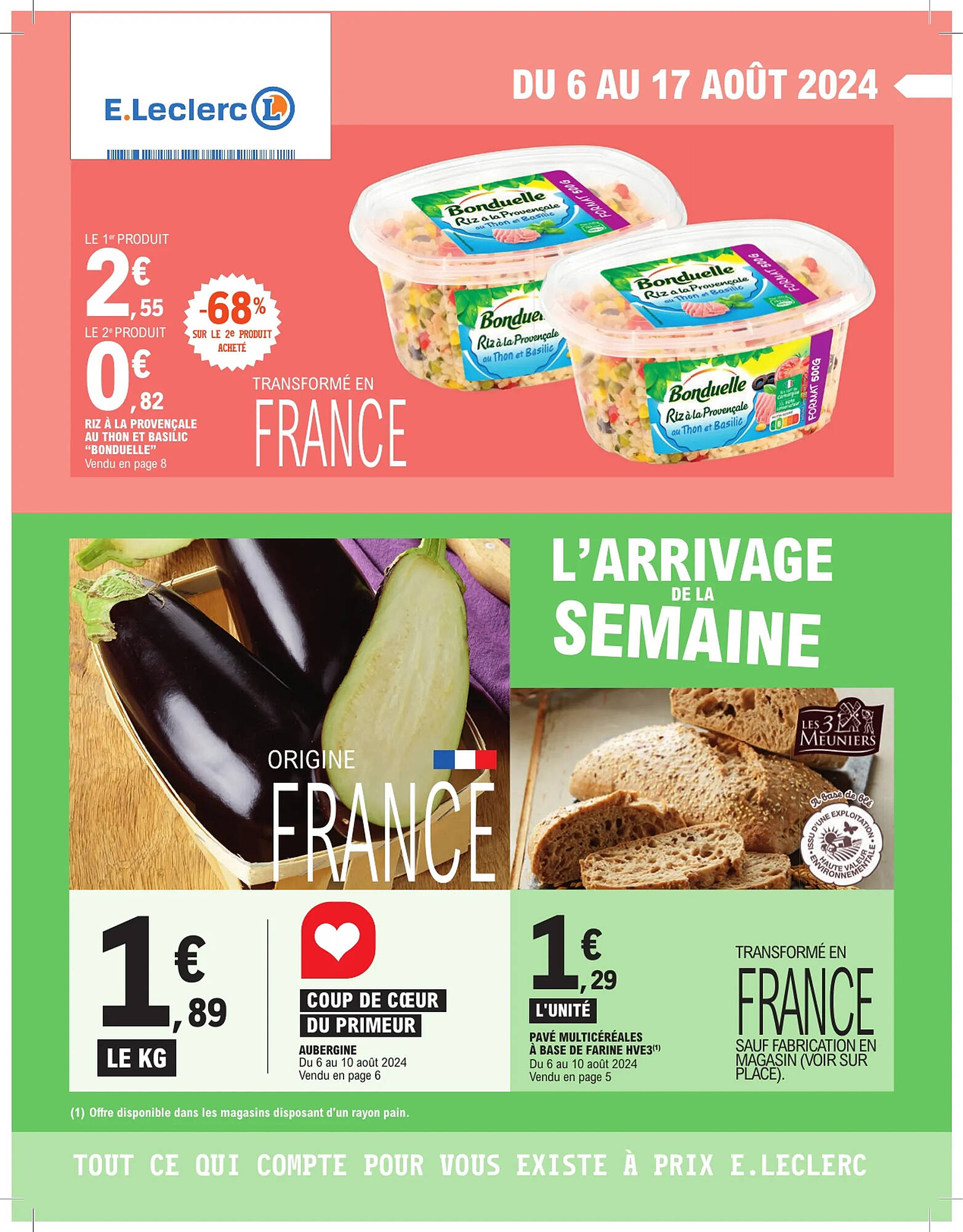 Catalogue E.Leclerc en ligne du 06 au 17 août 2024