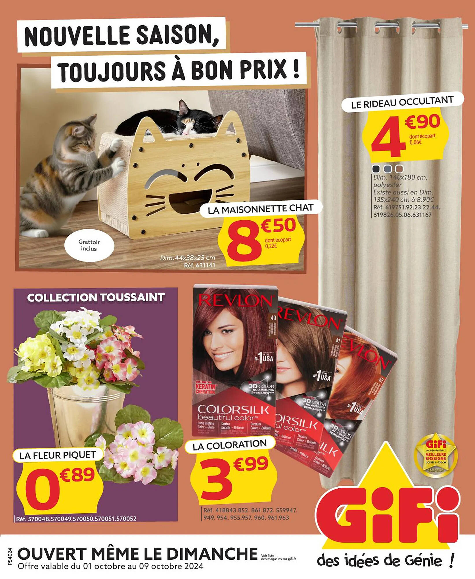 Catalogue Gifi en ligne du 01 au 13 octobre 2024