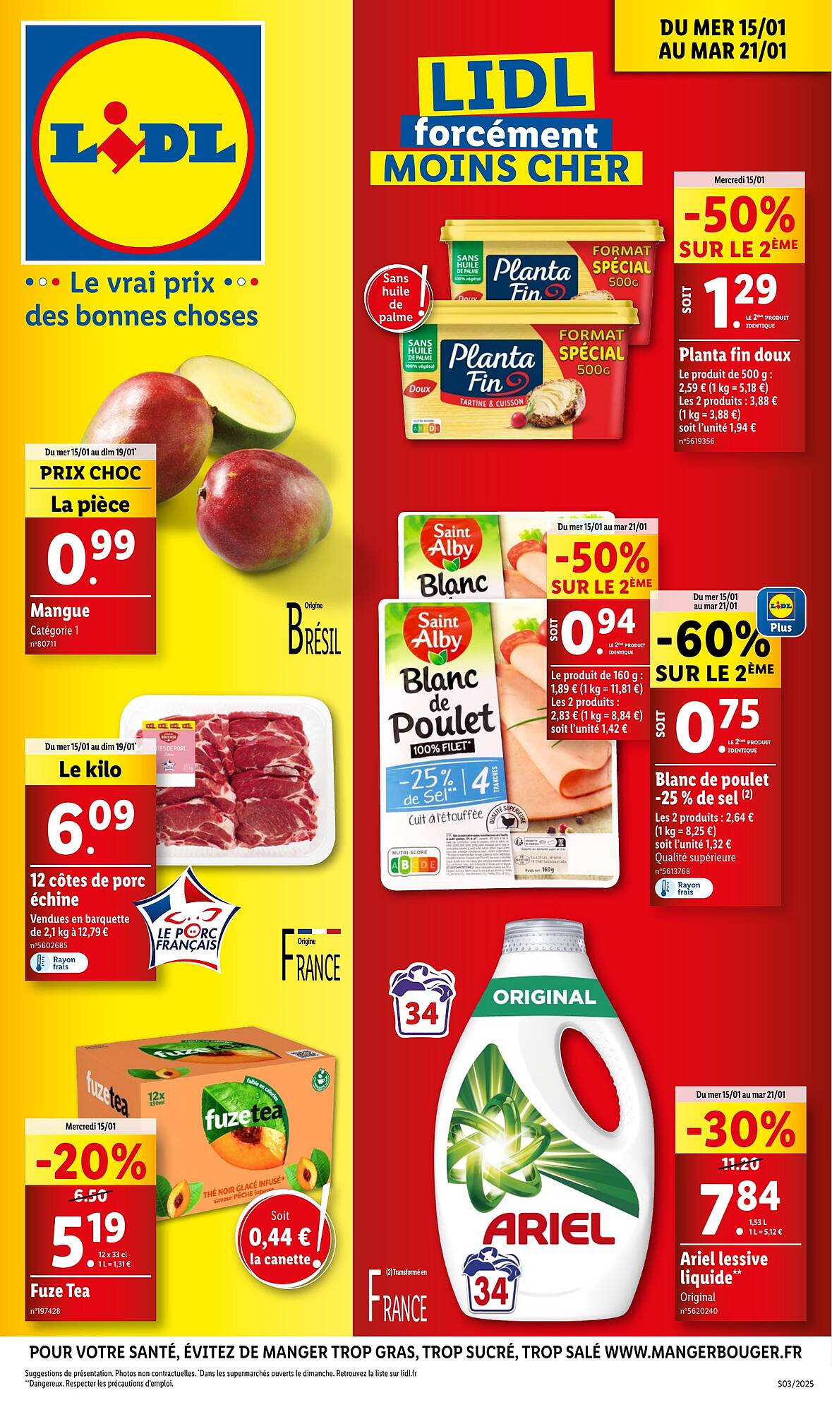 Catalogue Lidl en ligne du 15 au 21 janvier 2025