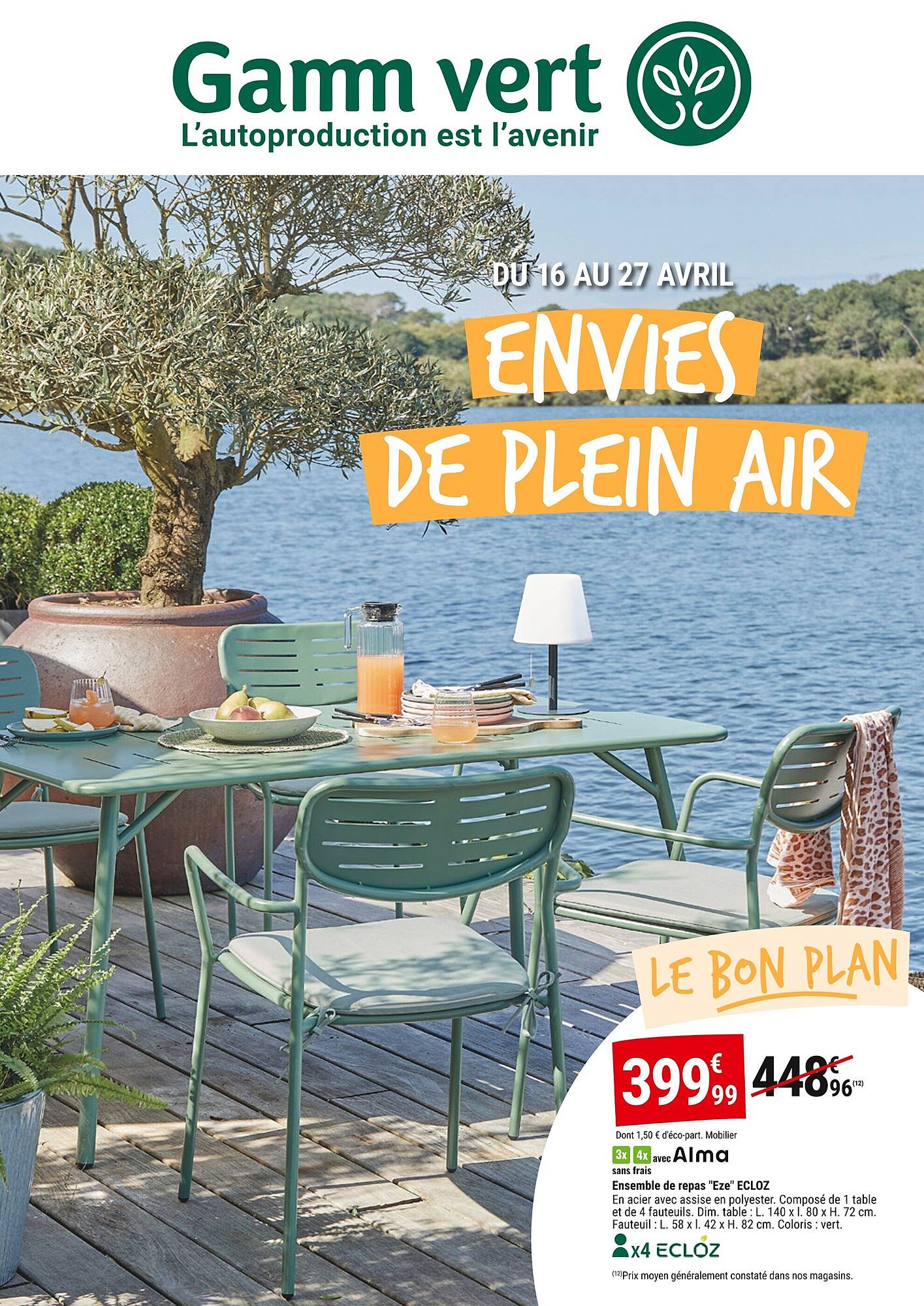Catalogue Gamm vert en ligne du 16 au 27 avril 2025