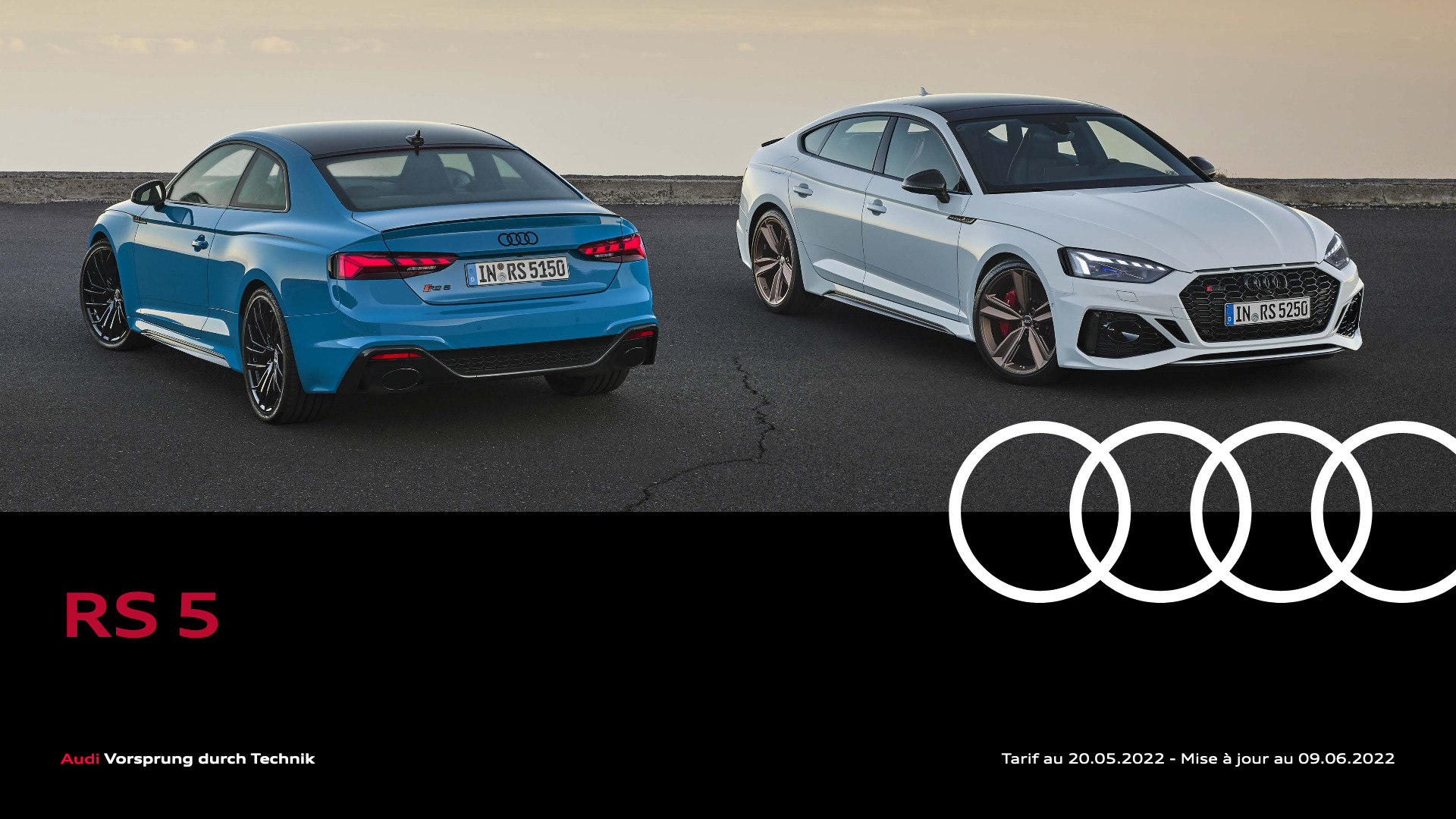 Catalogue Audi RS 5 Du 09 Juin 2022 Au 31 Décembre 2024