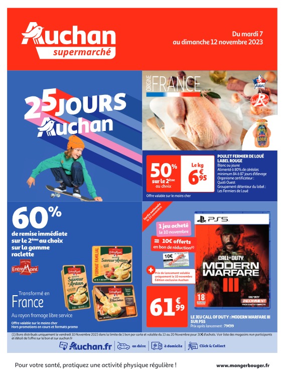 Catalogue Auchan En Ligne Du 07 Au 12 Novembre 2023