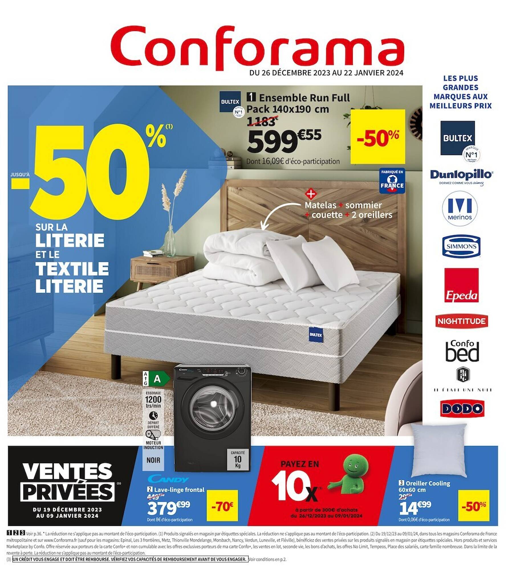 Les Offres À Ne Pas Rater - -50% Sur La Literie Et Le Textile Literie ...