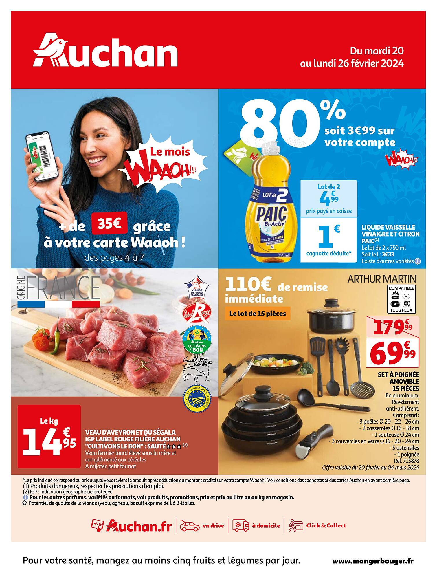 Catalogue Auchan En Ligne Du 20 Au 26 Février 2024