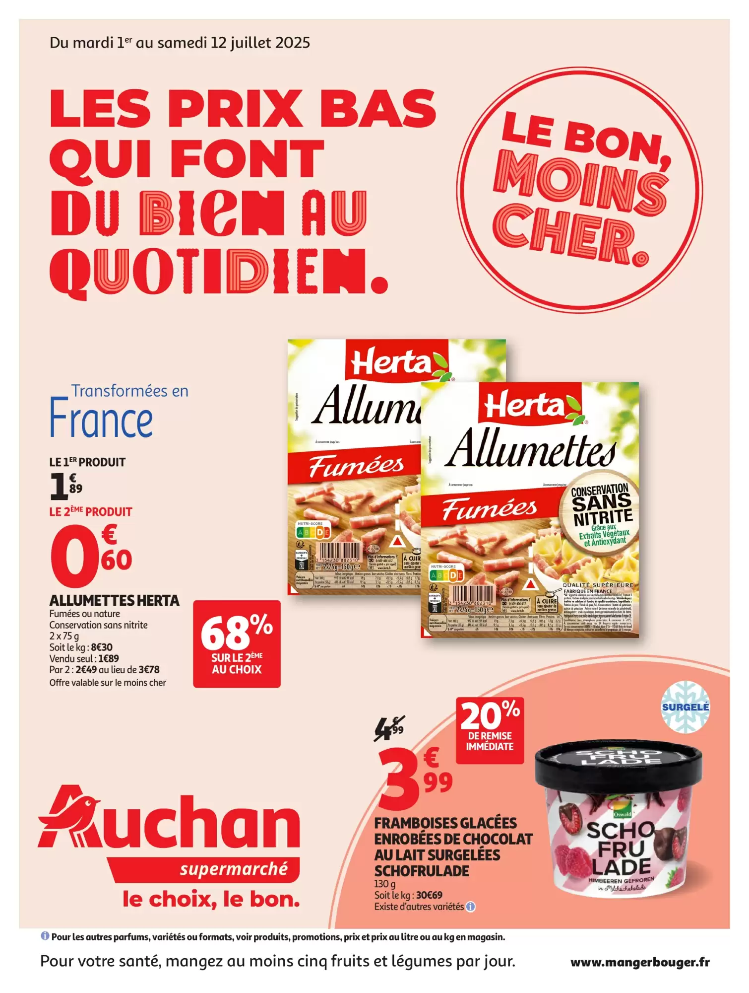 Catalogue Auchan en ligne du 01 au 12 juillet 2025