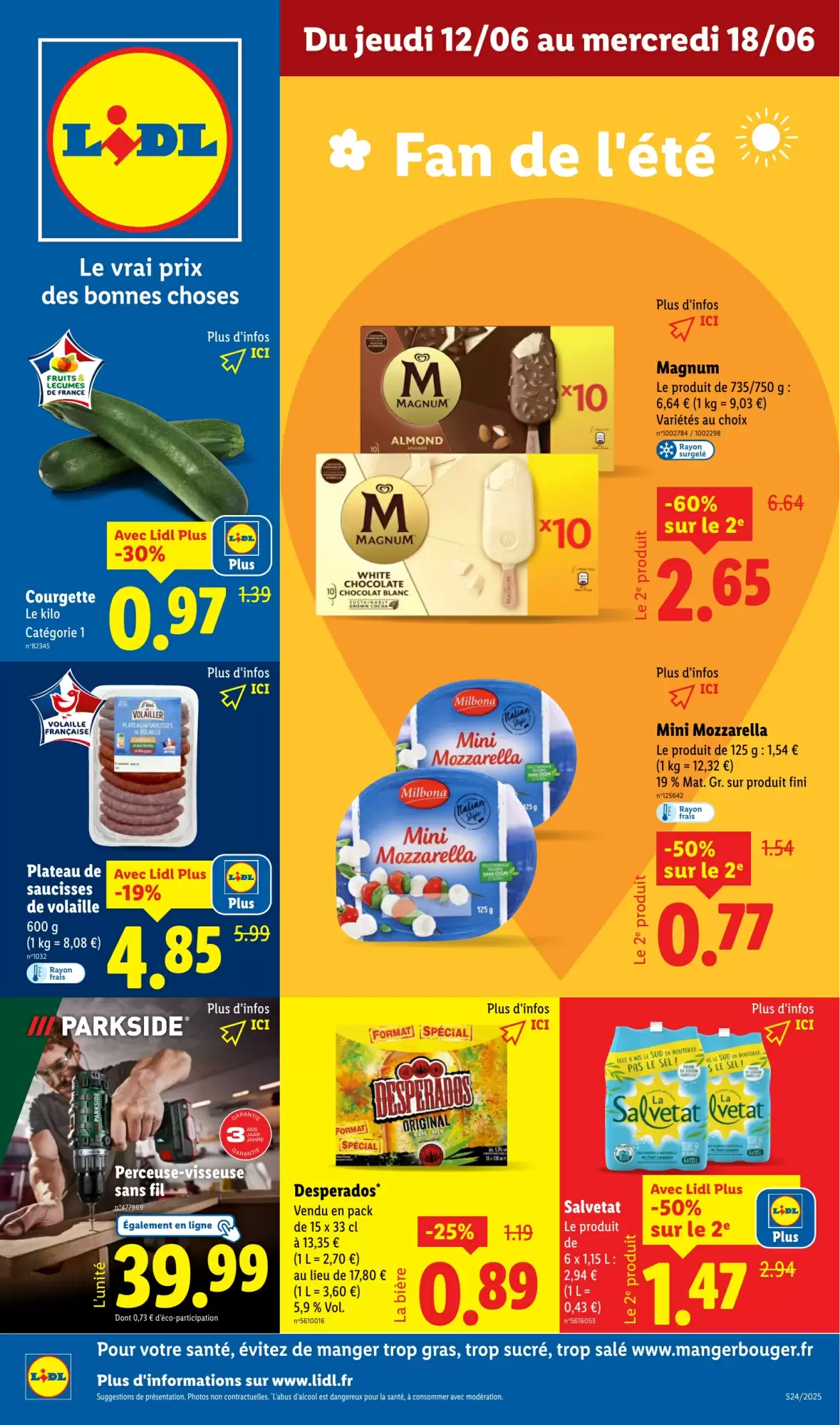 Catalogue Lidl en ligne du 12 au 18 juin 2025