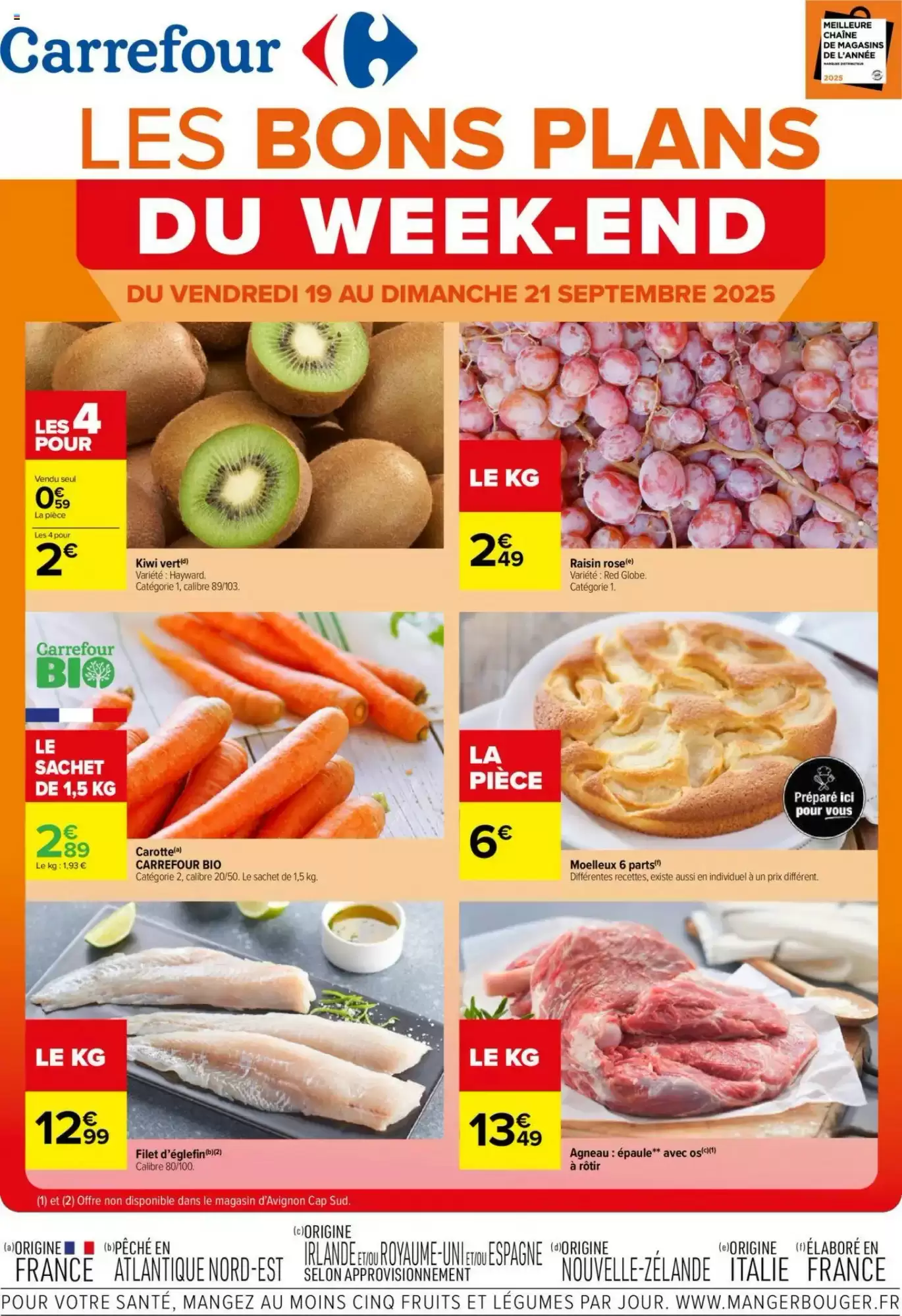 Catalogue Carrefour en ligne du 19 au 21 septembre 2025