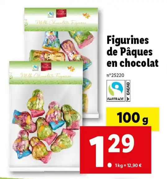 Figurines de Pâques en chocolat