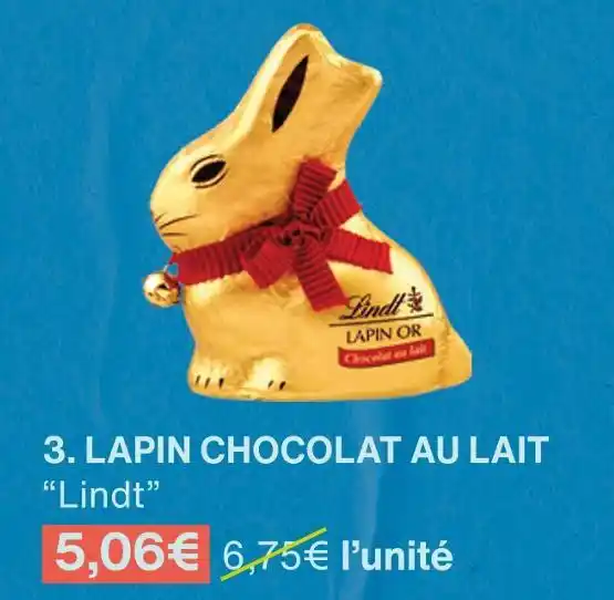 Lindt LAPIN CHOCOLAT AU LAIT