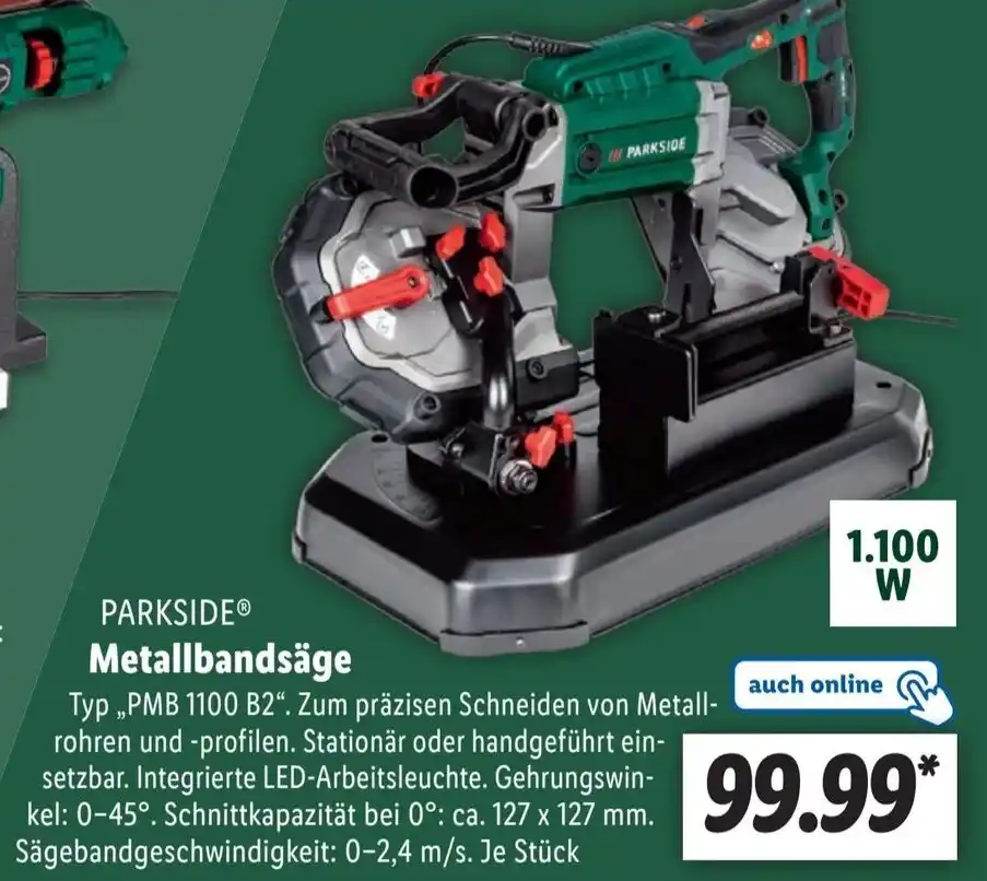 PARKSIDE Metallbandsäge