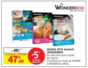 WONDERBOX LE COFFRET BONNE FÊTE MAMAN