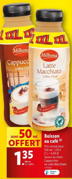 Milbona Boisson au café