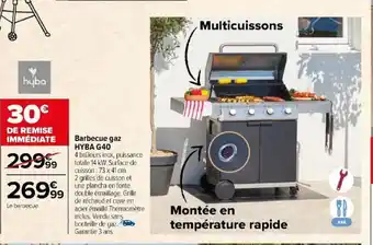 Barbecue gaz HYBA G40
