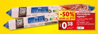 Toque du Chef Pâte feuilletée végétale