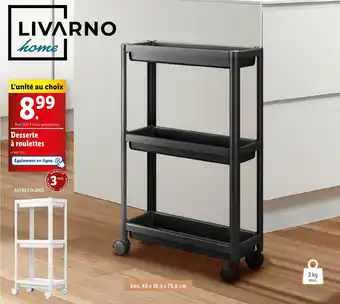 Promotion Exclusives de 1 Desserte à roulettes : Découvrez l'Offre ...