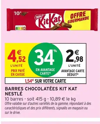 Promotion Exclusives de 4 Kit kat : Découvrez l'Offre incontournable