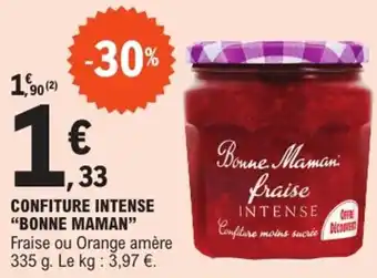 "BONNE MAMAN" Confiture intense 335 g