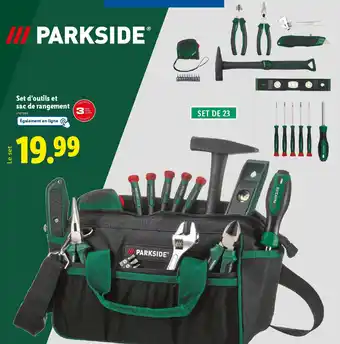 PARKSIDE Set d'outils et