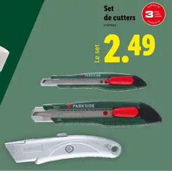 Parkside Set de cutters